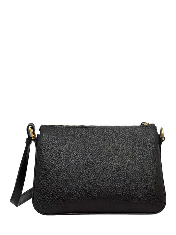 GIANNI CHIARINI Zip Crossbody Bag - Black