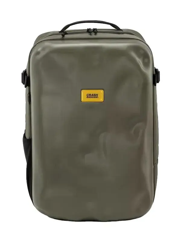 CRASH BAGGAGE Iconic Hard-shell Backpack - Green