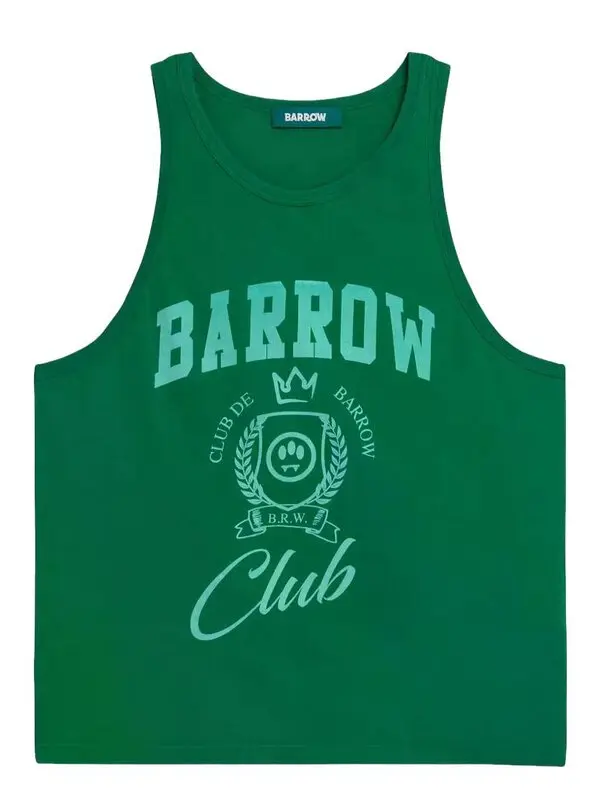 BARROW Printed Tank Top - Green