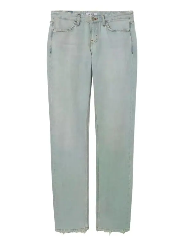 RE/DONE The Snatch Back Straight-leg Jeans - Blue