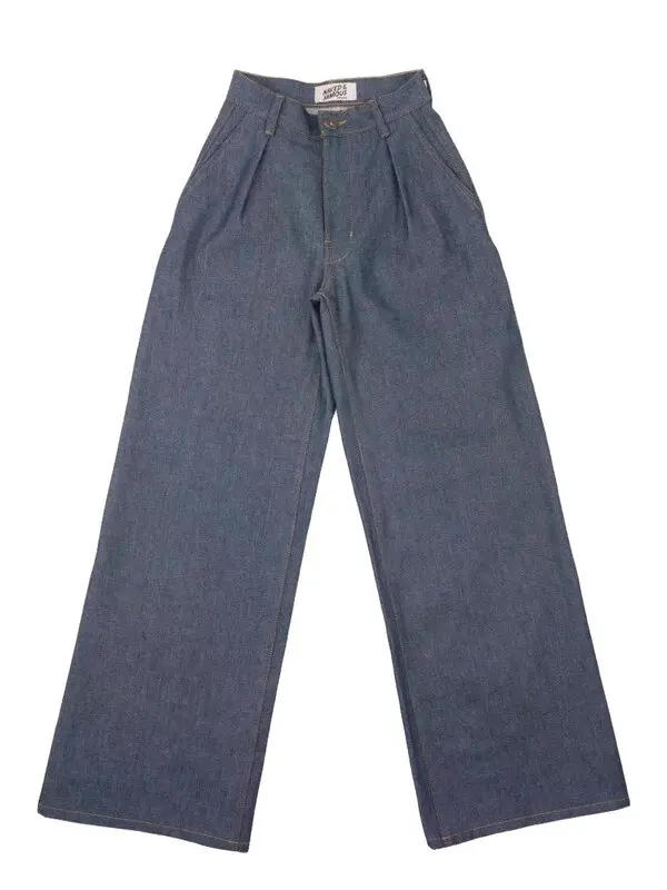 Naked & Famous Denim Wide-leg Jeans - Blue