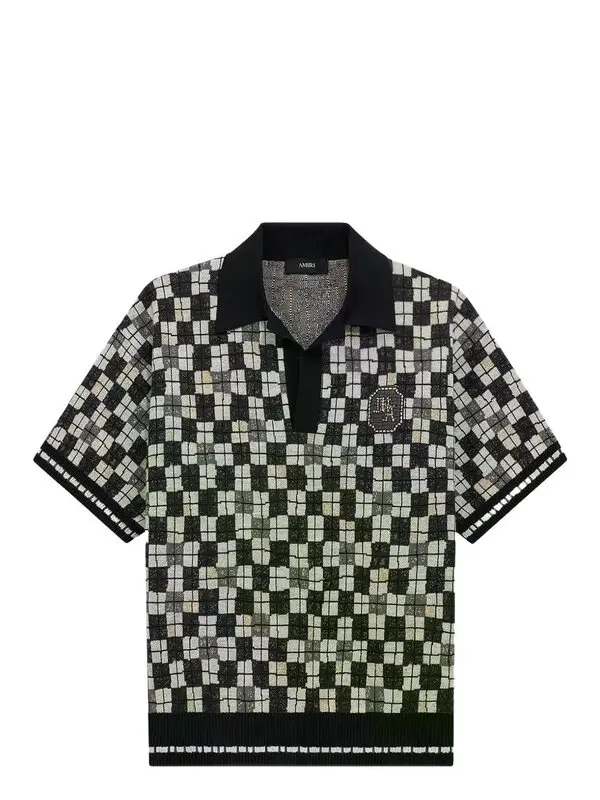 Amiri Pattern Top - Black