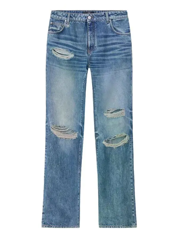 Amiri Distressed-effect Jeans - Blue