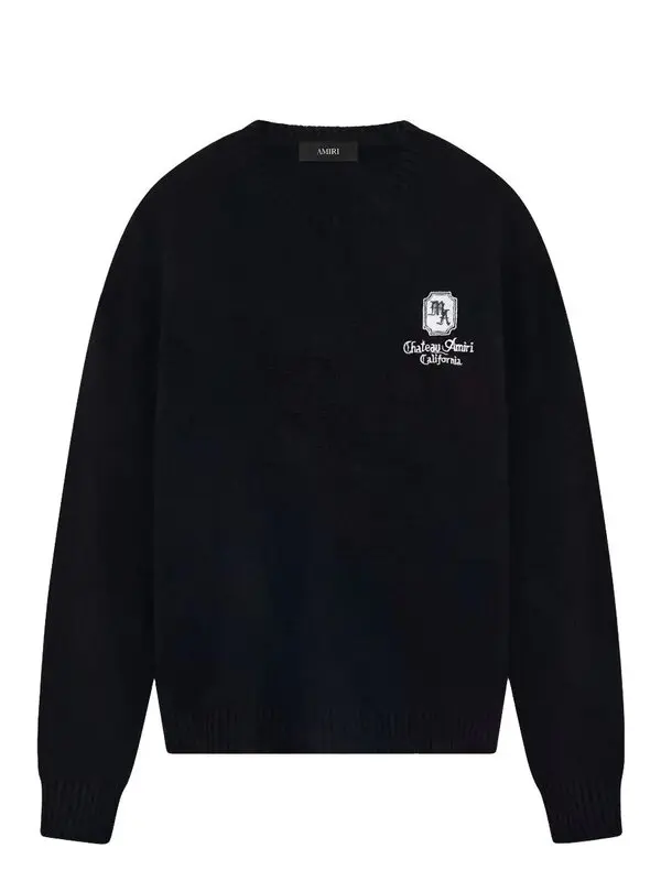 Amiri Emblem Sweater - Black