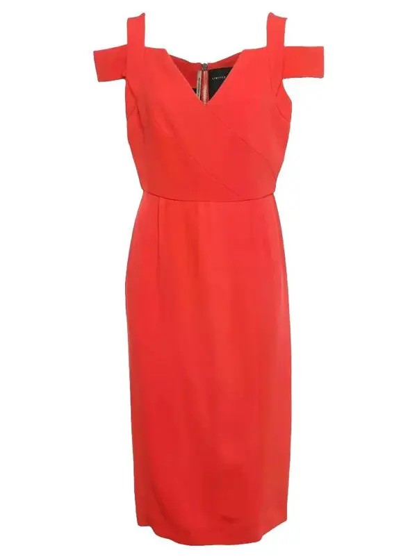 Roland Mouret Limited Edition Erskin Off-shoulder Dress - Red
