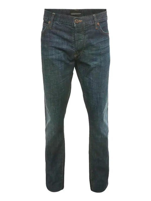 Emporio Armani Five-pocket Regular Fit Jeans - Blue