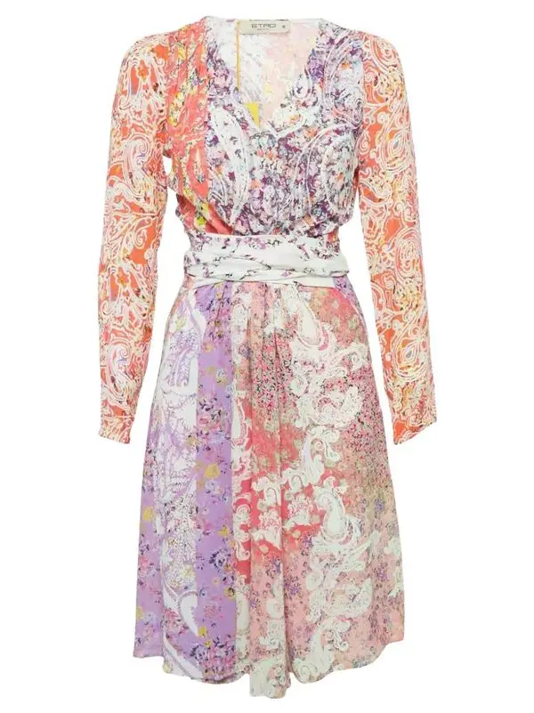 Etro Crepe Midi Dress - White