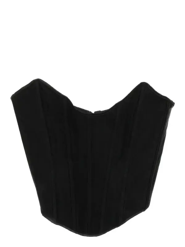 Kiki De Montparnasse Tuxedo Corset - Black