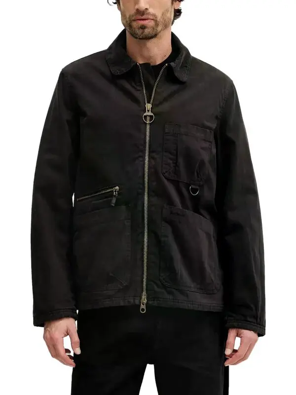 Barbour Cove Zip-up Jacket - Black