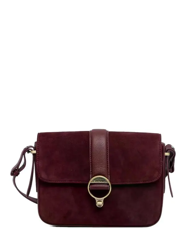 Barbour Rosa Ring Detail Cross Body Bag - Red