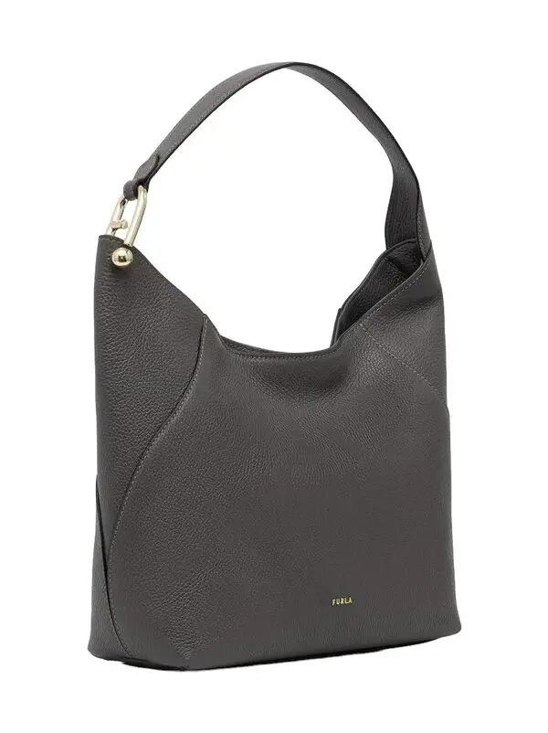 Furla Lara Topstitch Tote - Grey