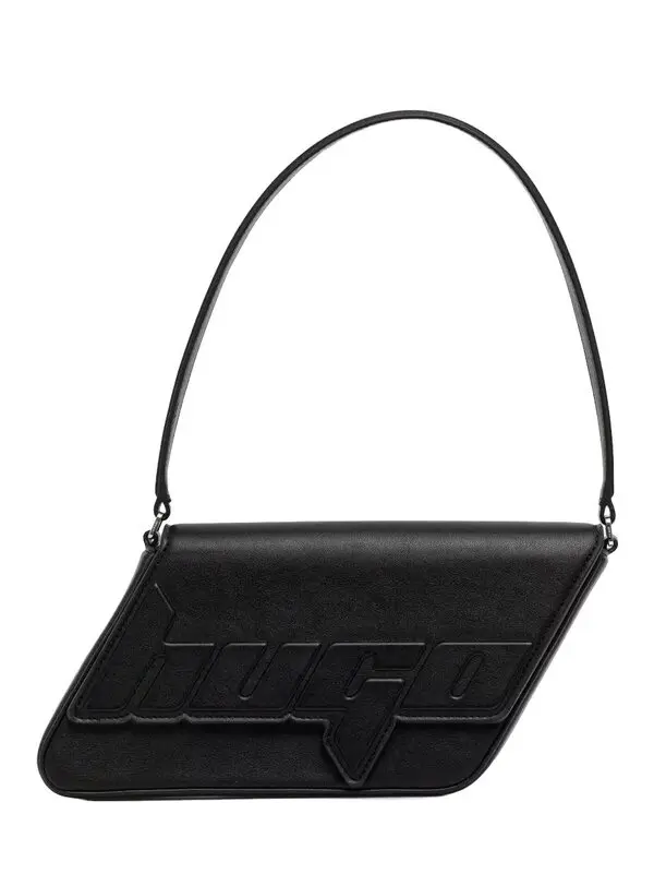 Hugo Logo Shoulder Bag - Black