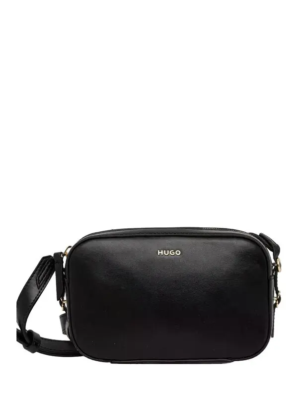 Hugo Logo-plaque Cross Body Bag - Black