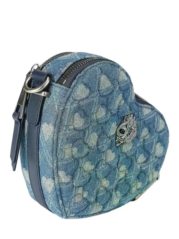 Kurt Geiger Heart-quilted Cross Body Bag - Blue