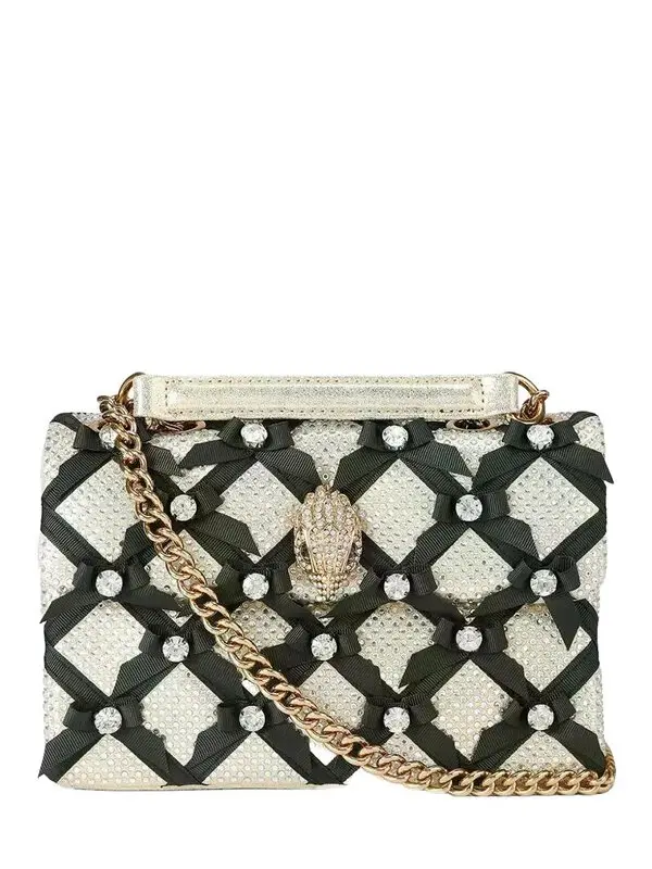Kurt Geiger Bow-embellished Shoulder Bag - White