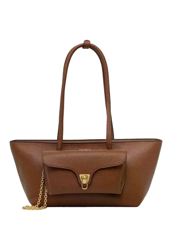COCCINELLE Double Beat Tote Bag - Brown