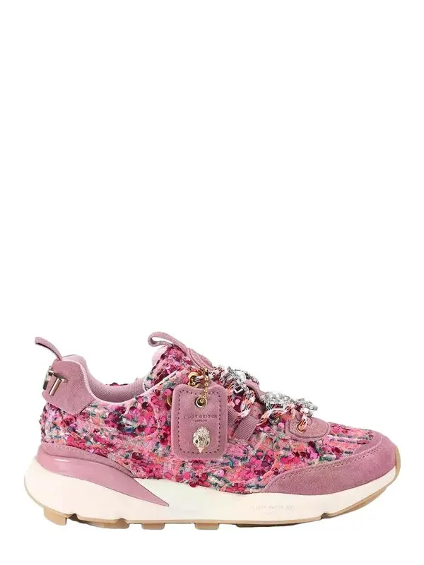 Kurt Geiger Sequin Embellished Sneakers - Pink