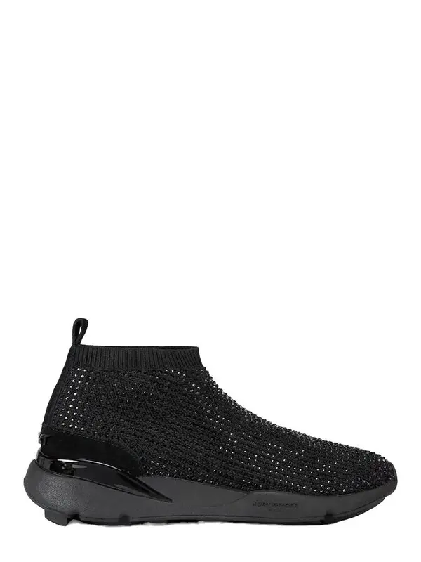 Kurt Geiger Embellished Slip-on Sneakers - Black