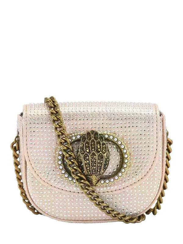 Kurt Geiger Crystal-embellished Mini Bag - Pink