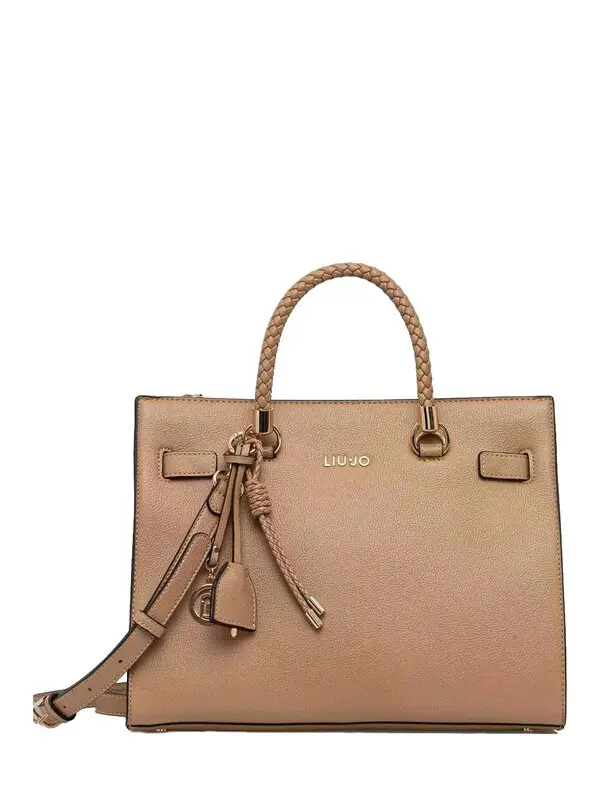 Liu Jo Braided Handle Tote Bag - Neutrals