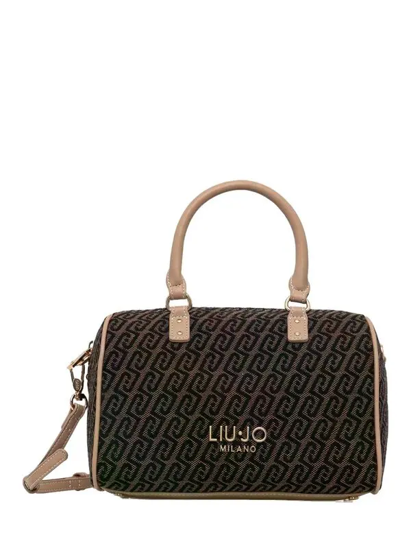 Liu Jo Patterned Top Handle Tote Bag - Brown