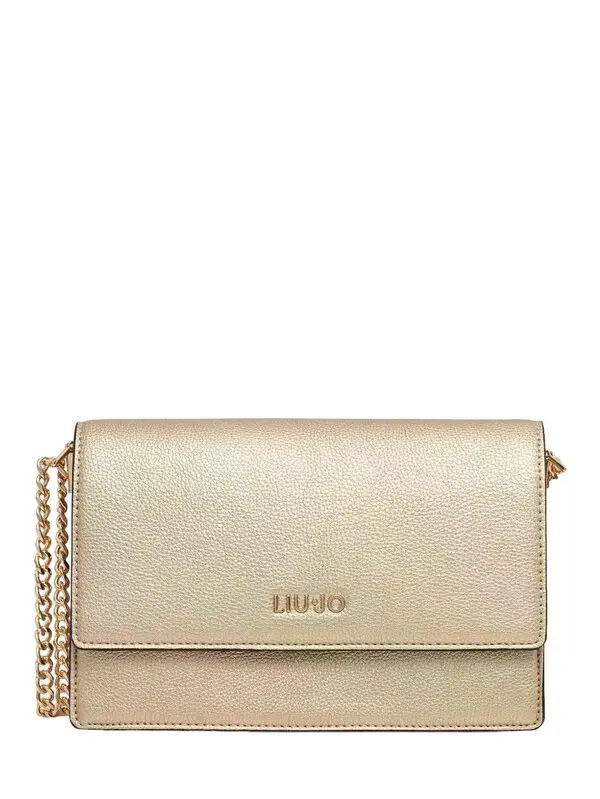 Liu Jo Chain Satchel Crossbody Bag - Gold