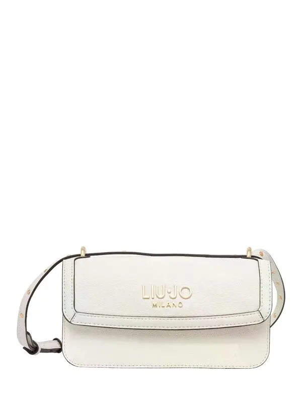 Liu Jo Logo-lettering Studded Satchel - White