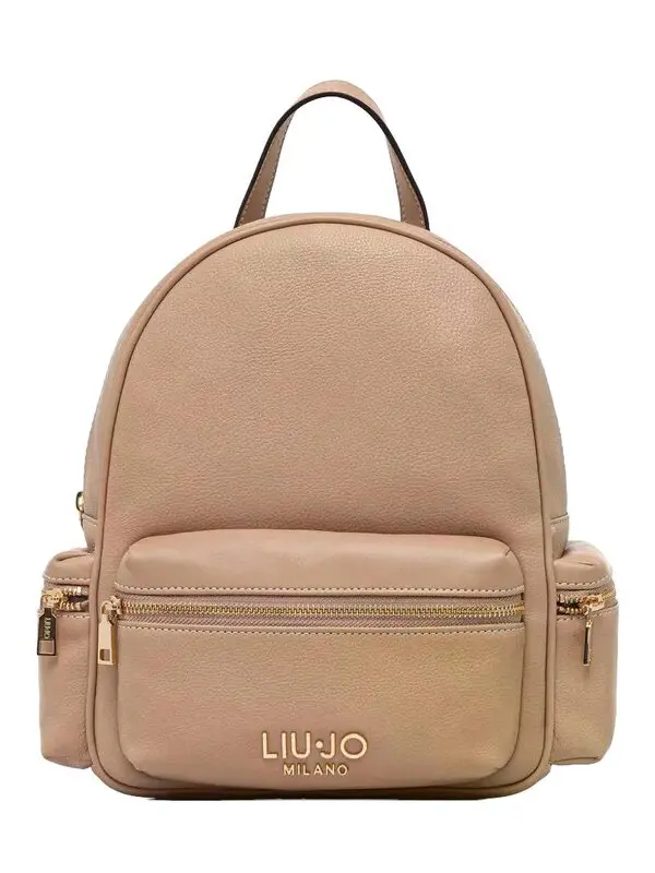Liu Jo Zip Pocket Backpack - Neutrals