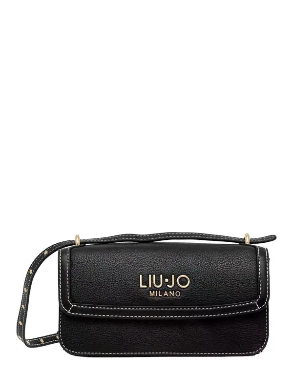 Liu Jo Stitch Detail Crossbody Bag - Black