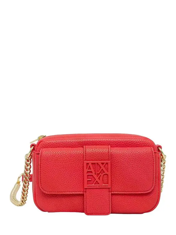 Armani Exchange Mini Logo-embellished Cross-body Bag - Red