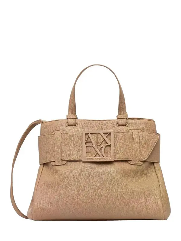 Armani Exchange Belt Detail Tote Bag - Neutrals