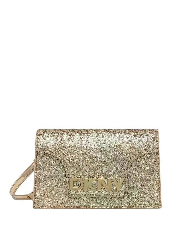 Dkny Avril Glitter Crossbody - Gold