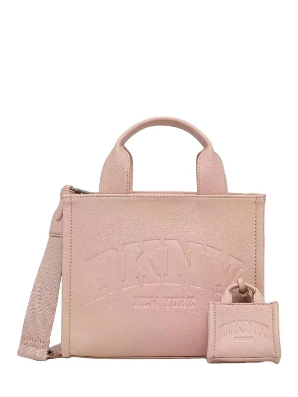 Dkny Embossed Logo Tote - Pink