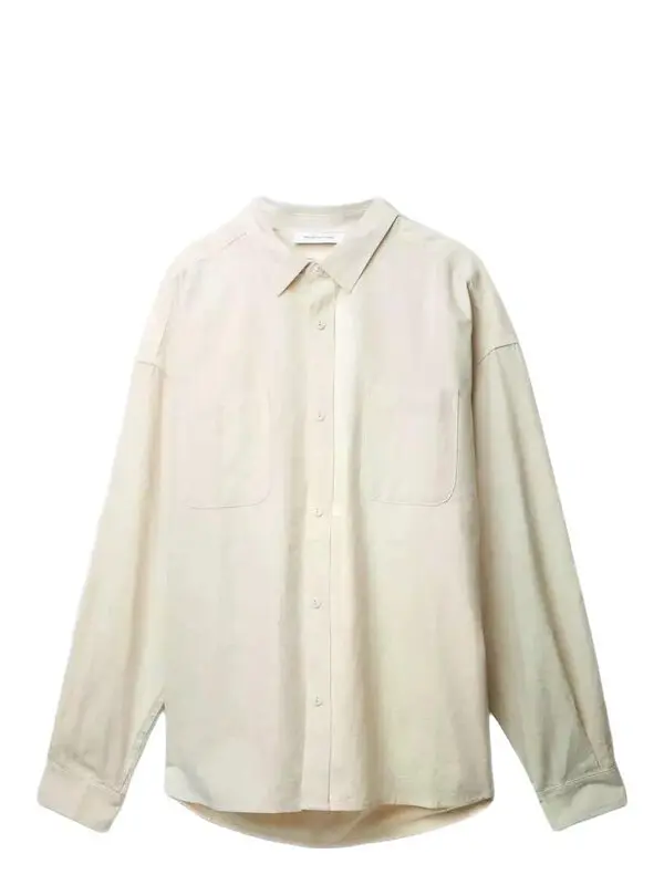 APPLIED ART FORMS Pm3-2 Chambray Shirt - Neutrals