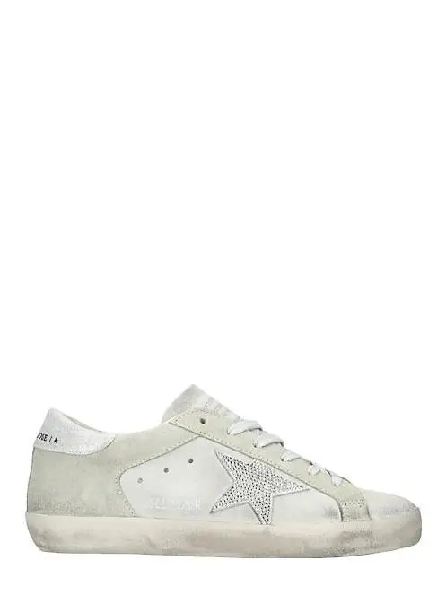 GOLDEN GOOSE Super Star Suede Trainers - Winter Wht