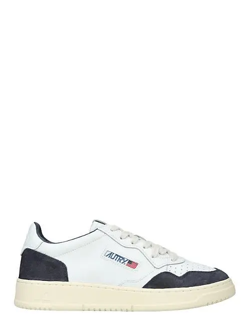 AUTRY Medalist Leather Trainers - White/navy
