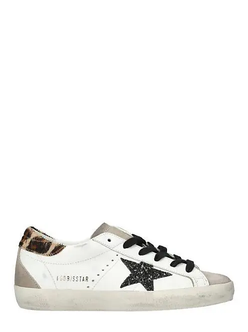 GOLDEN GOOSE Super-star Leather Trainers - White/comb