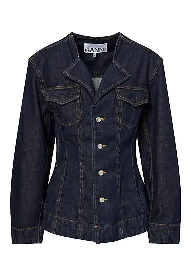 GANNI Denim Blazer - Rinse
