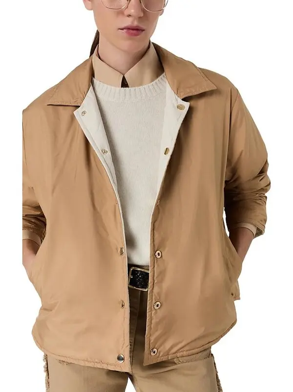 Gerard Darel Pheona Snap-front Jacket - Natural