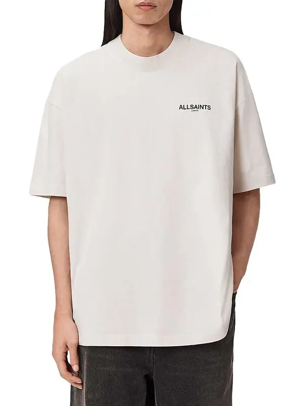 ALLSAINTS Hallis Crewneck Tee - Dusk White