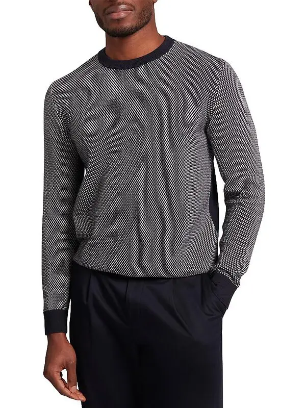 Ted Baker London Long Sleeve Crewneck Tee - Navy