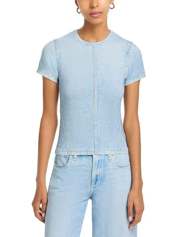 Rag & Bone Miramar Jersey Baby Tee - Aria