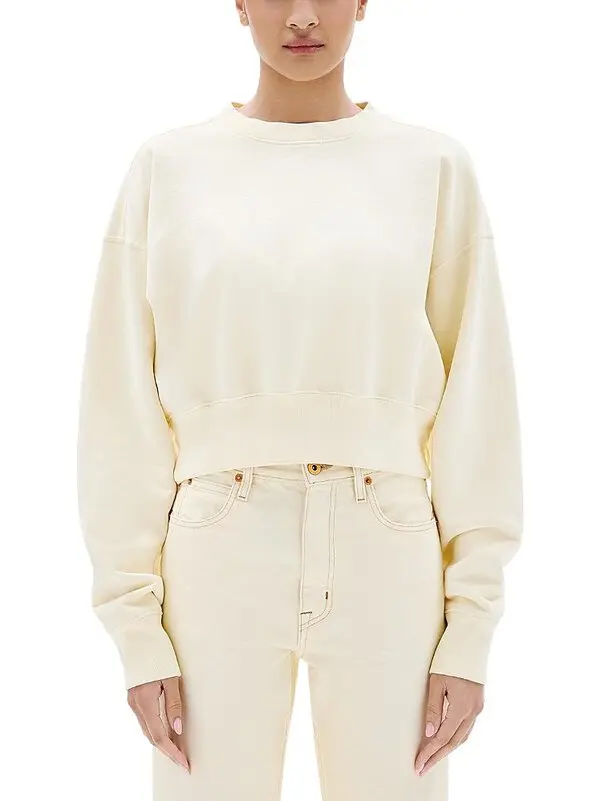 SLVRLAKE Crop Crewneck Sweatshirt - Paradise