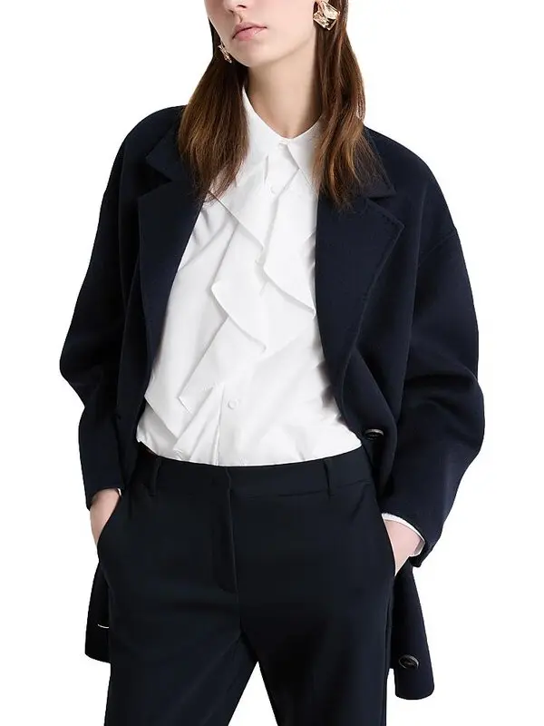 Marella Mllaccordo Relaxed-fit Trench Coat - Navy