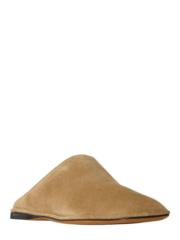 THE ROW Piper Slide - Mud Brown