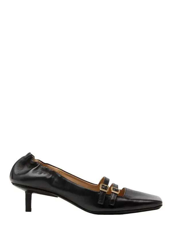 Marsèll Schiacciata Square-toe Pumps - Black