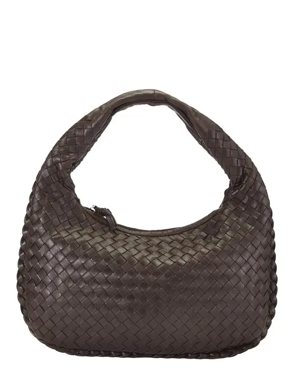 Bottega Veneta Intrecciato Veneta Hobo - Brown