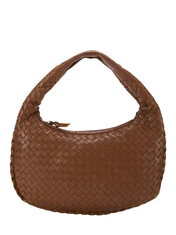 Bottega Veneta Intrecciato Veneta Hobo - Brown