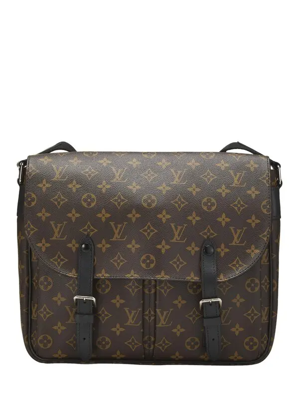 LOUIS VUITTON Monogram Macassar Christopher Messenger - Brown