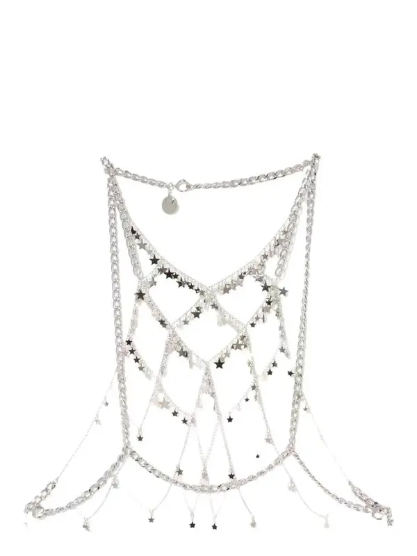 Noir Kei Ninomiya Embellished Harness - Silver